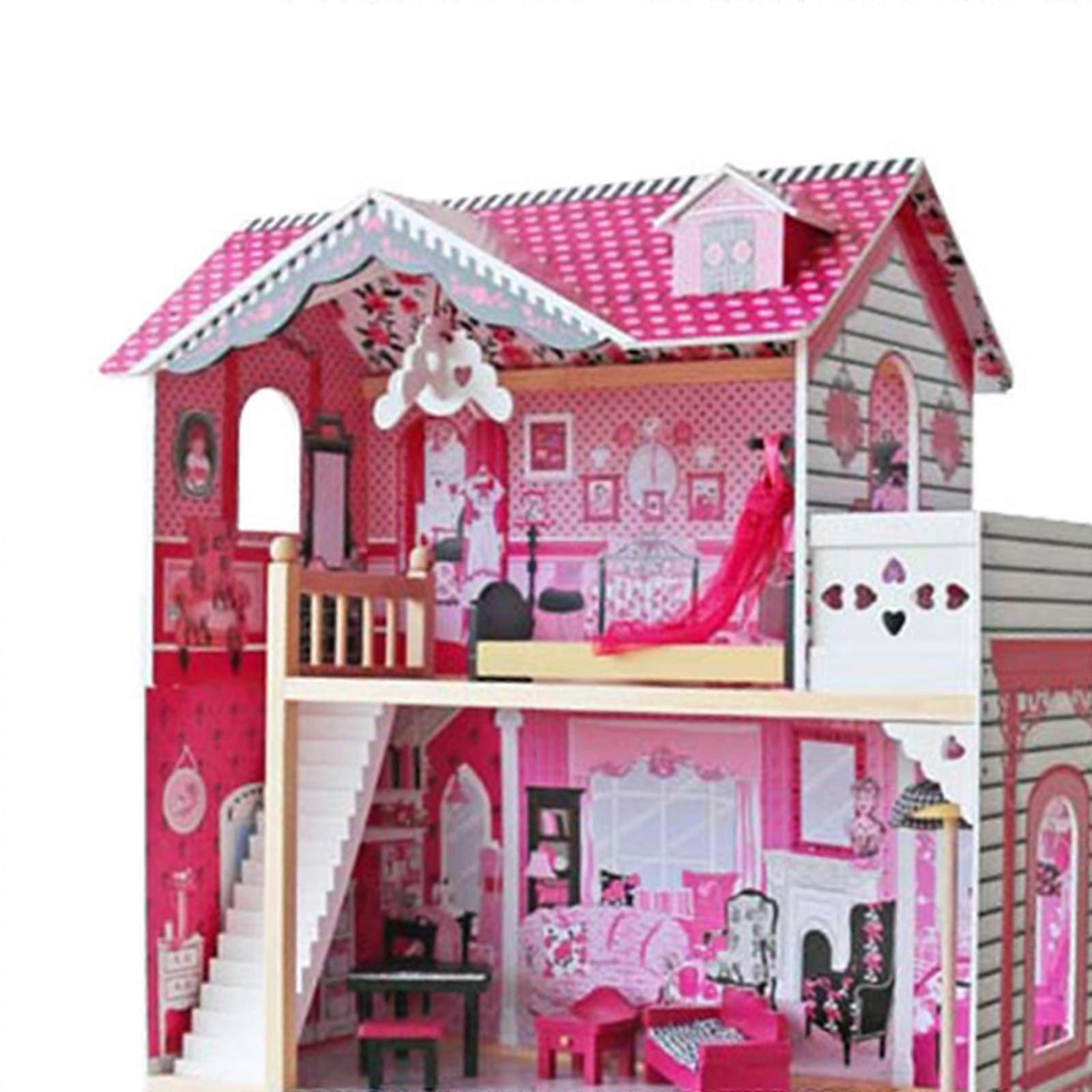 Princess Doll House Toy Miniature Dollhouse Kits for Kids Age 3+ Years ...