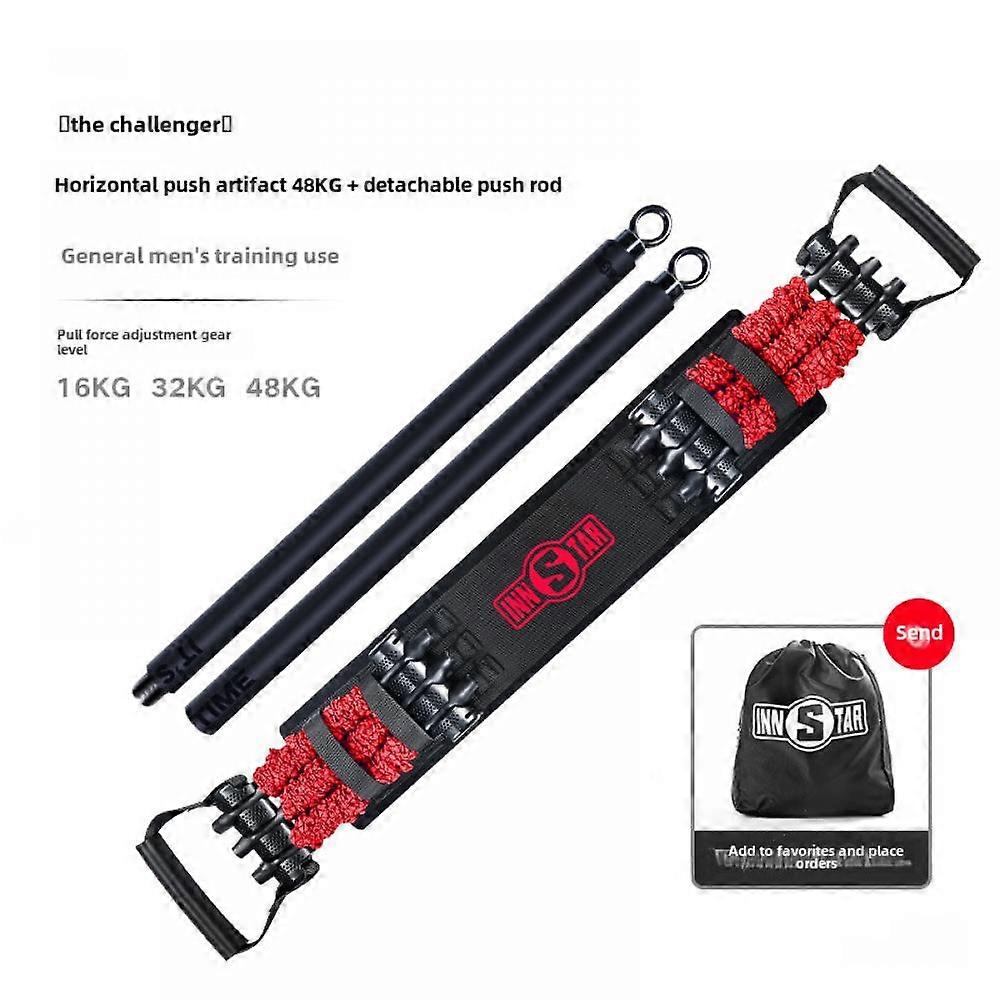 Fitness tension rope set convenient elastic belt bench press stool ...