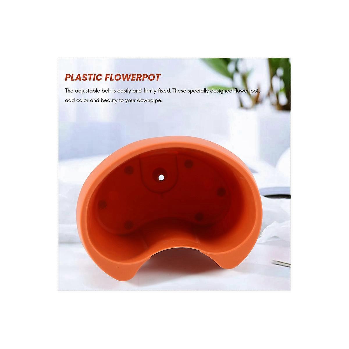 3 Pc/Lot Gutter Downspout Garden Drain Pipe Flower Pots | Fruugo UK