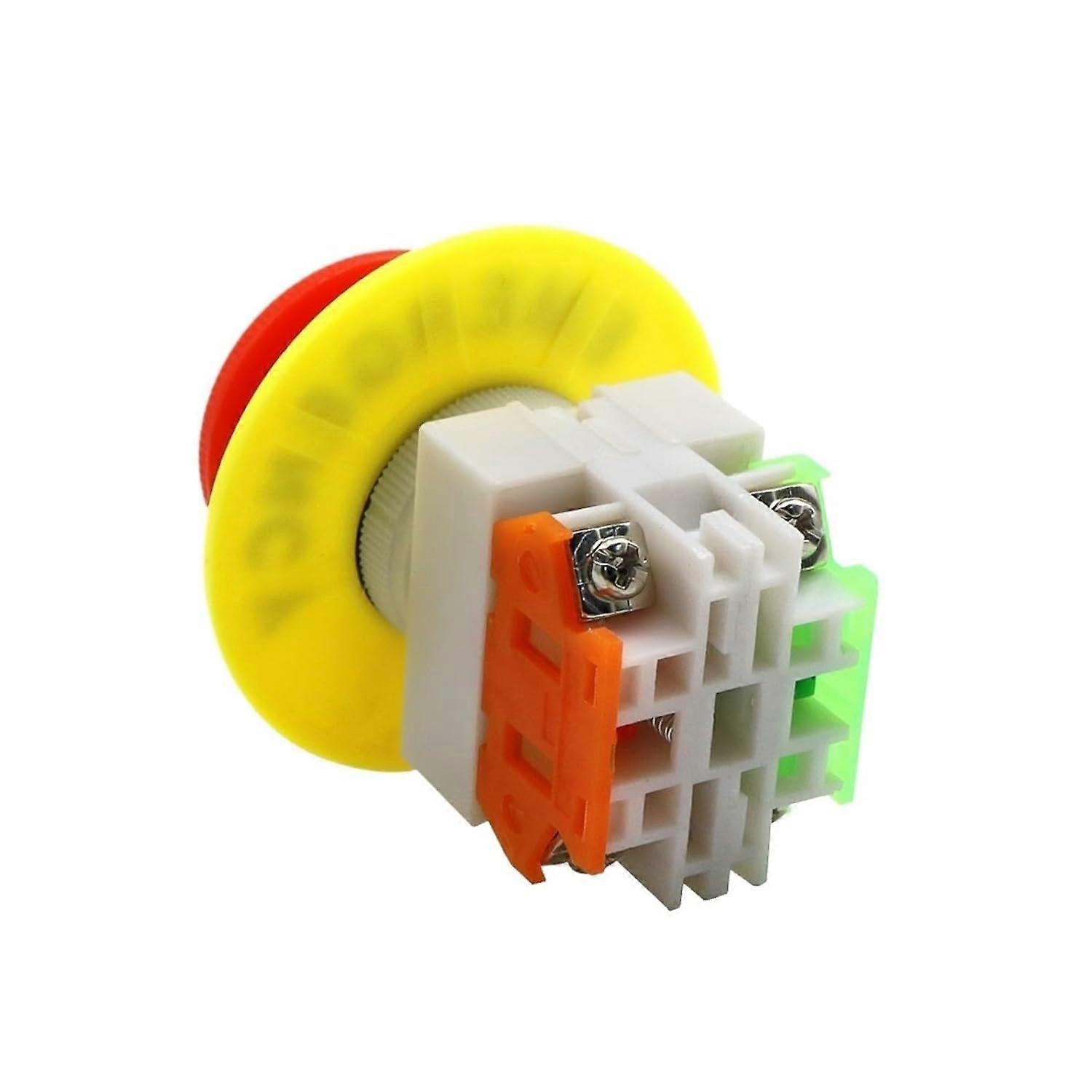 Electronic Switch Red Mushroom Cap Emergency Stop Push Button Switch ...