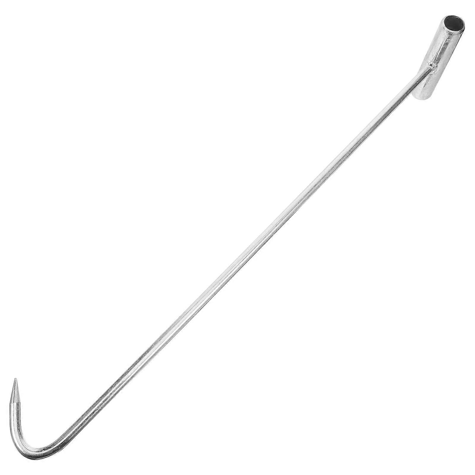 T Hook Manhole Pull Hook For Workers 50Cm Galvanized Steel 1Pcs | Fruugo UK