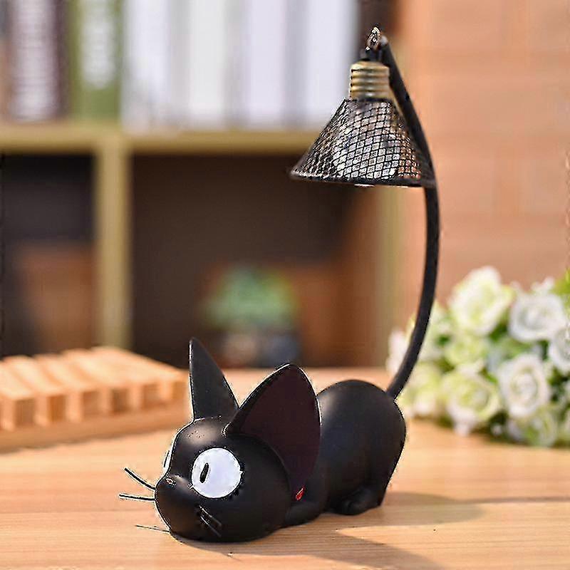 Kitten Night Light Led Resin Cat Animal Night Light Bedroom Decoration ...