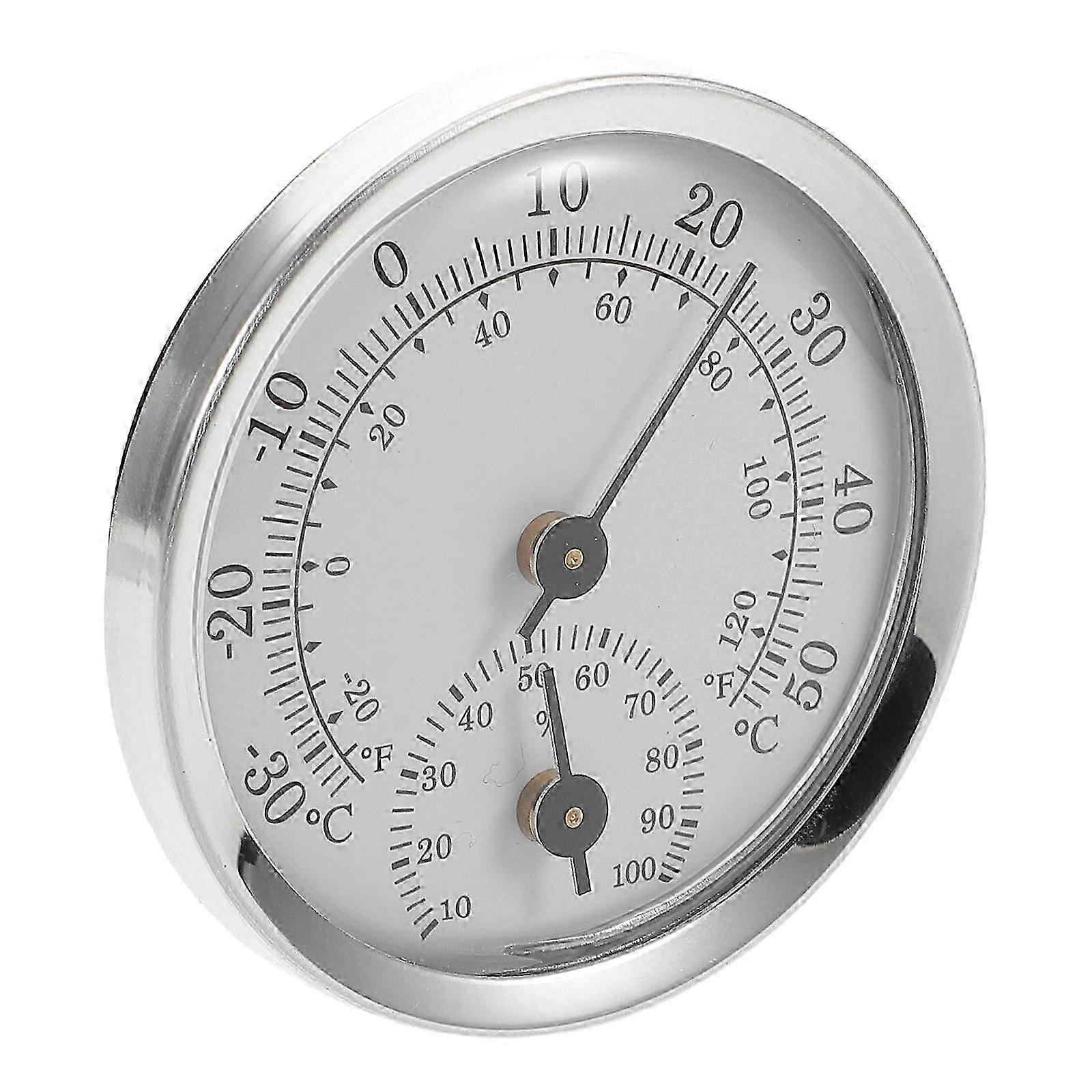 Round Thermometer Hygrometer For Accurate Temperature And Humidity ...