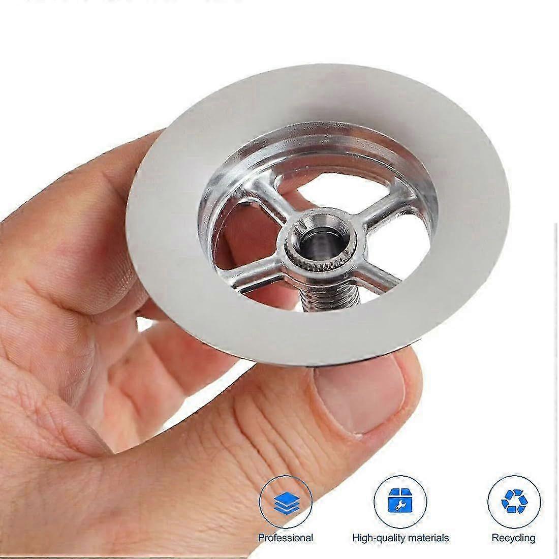 2Pcs Silver Sink Basket Screws Stainless Steel Hollow Screw Drain ...