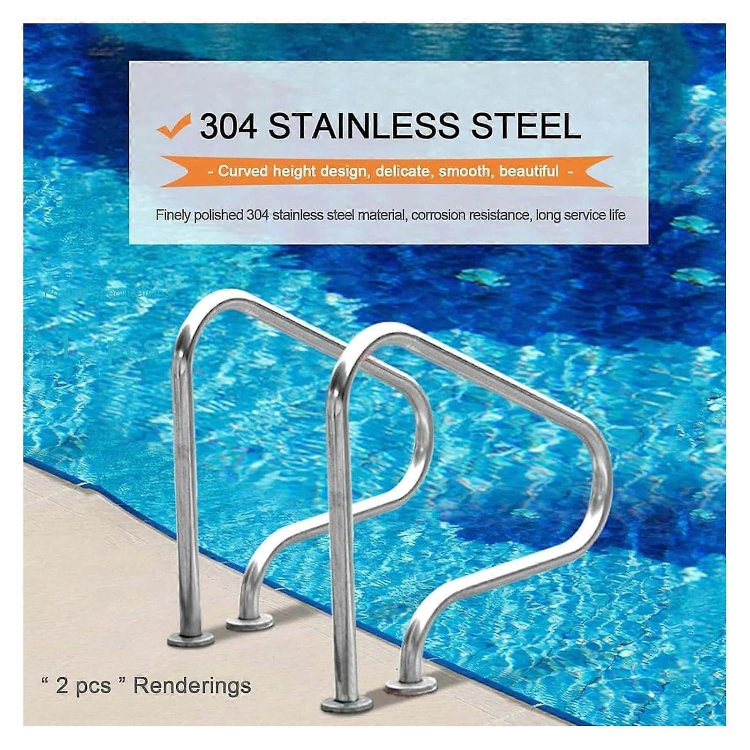 Stainless Steel Pool Handrail for Indoor and Outdoor Swimming Pools ...