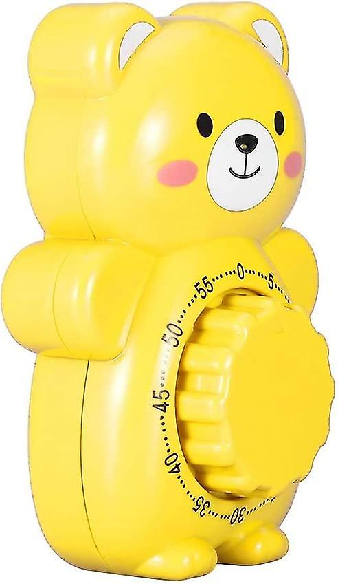 Mechanical Timer, Cartoon Bear Shape Digital Cooking Timer Manual Timer ...