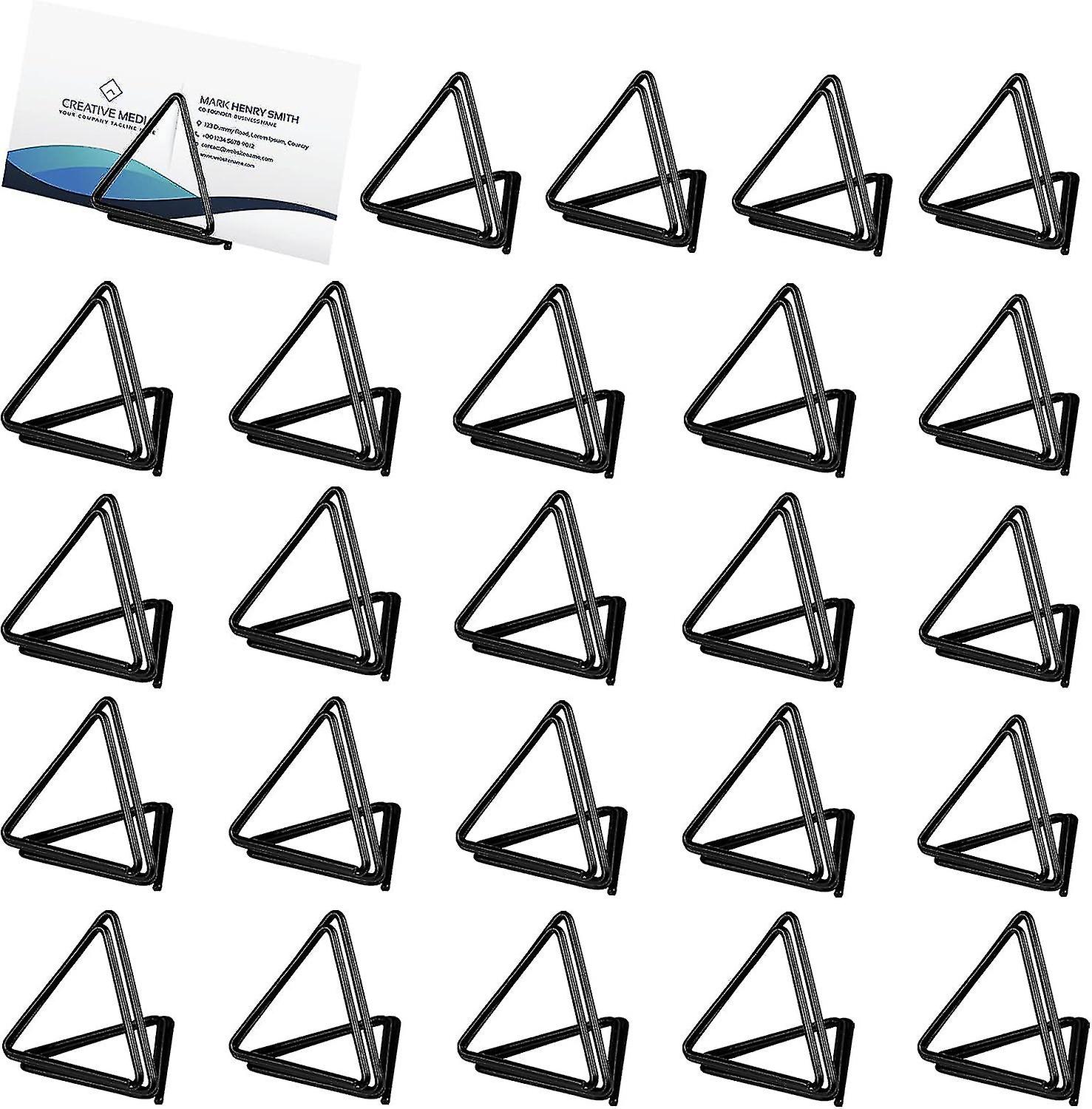 24 Pcs Table Number Holders Mini Place Card Holder, Metal Name Cards ...