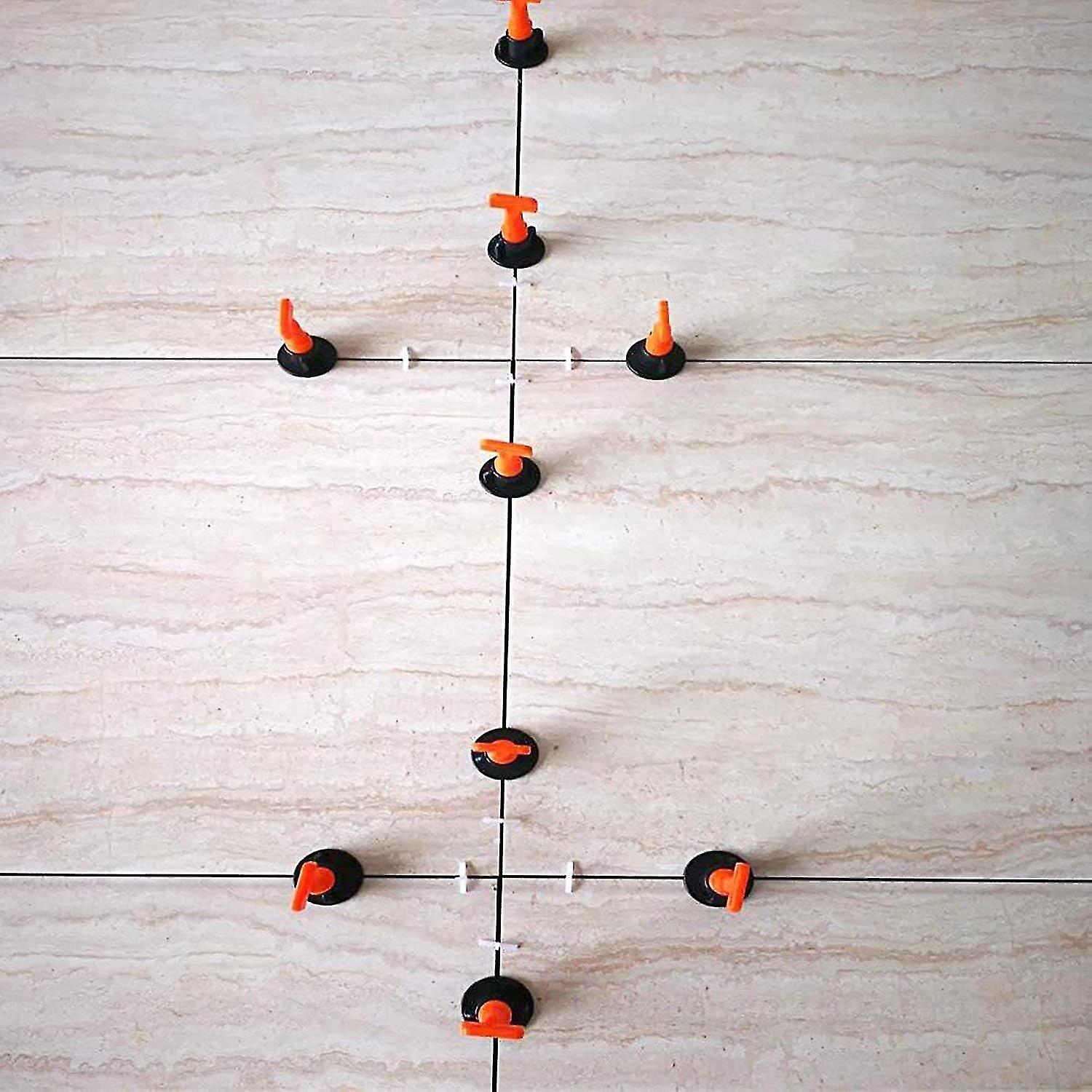 Tile Levelers50pcs Tile Leveling Alignment System Leveling Kit,reusable ...