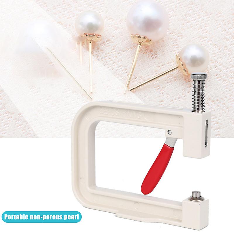 White Pearl Beads Hand Press Pearl Setting Machine Tools Beads Rivet ...