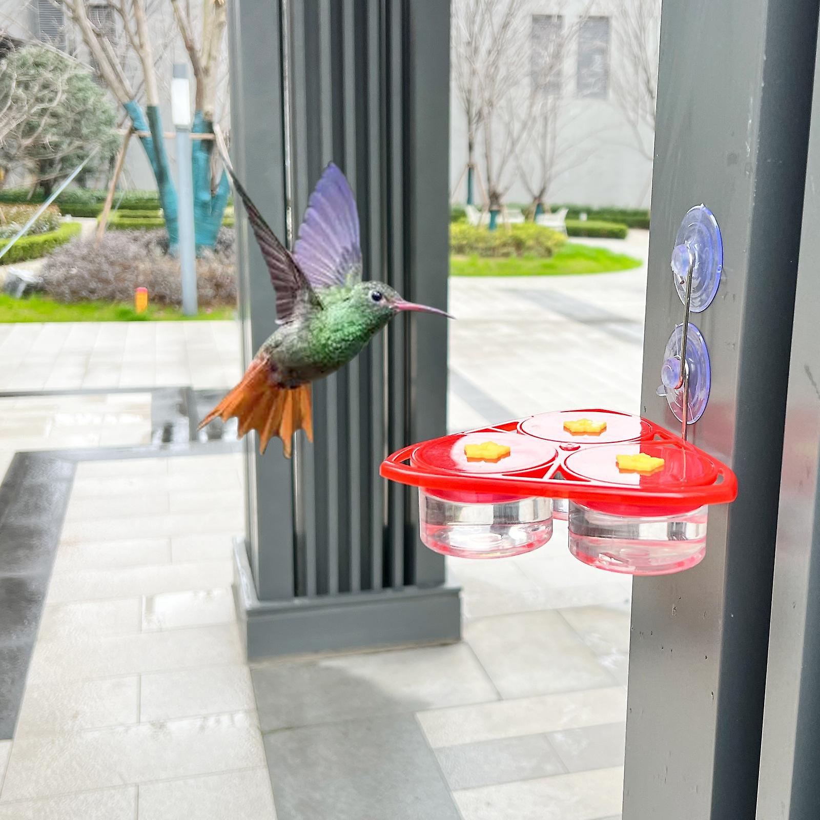 Hanging Hummingbird Feeder Outdoor, Humming Bird Feeder with Suction ...