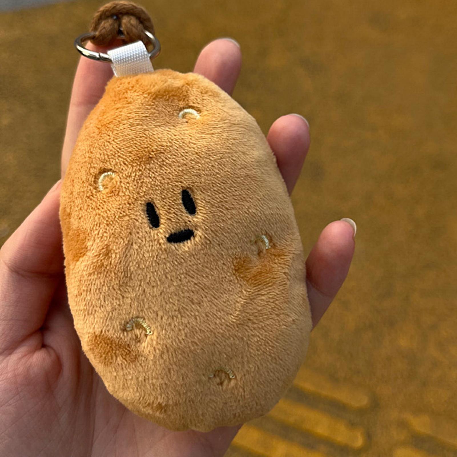 Plush Little Potato Hanging Decoration Cute Stuffed Cartoon Vegetable ...