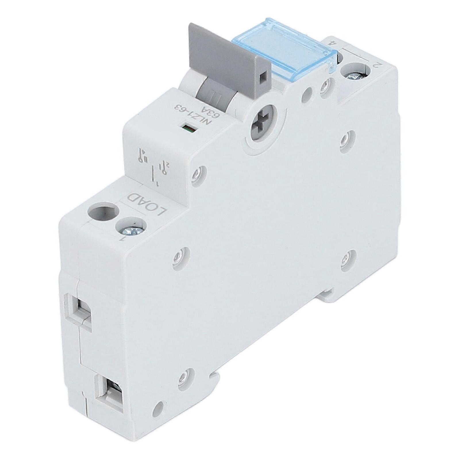 Dual Power Manual Transfer Switch 63A 1P MTS DIN Rail Mount Circuit ...