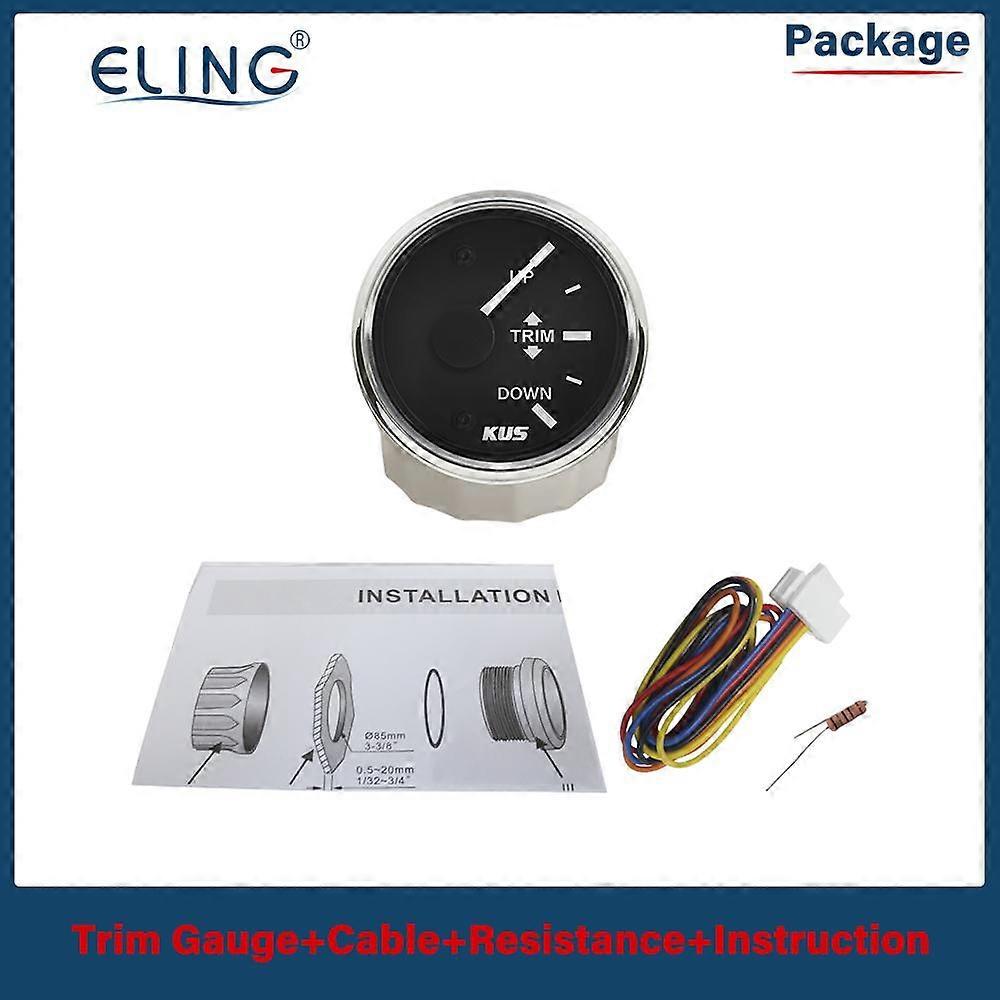 KUS 52mm Marine Boat Trim Gauge Indicator DOWN-UP for Vehicle Generator ...