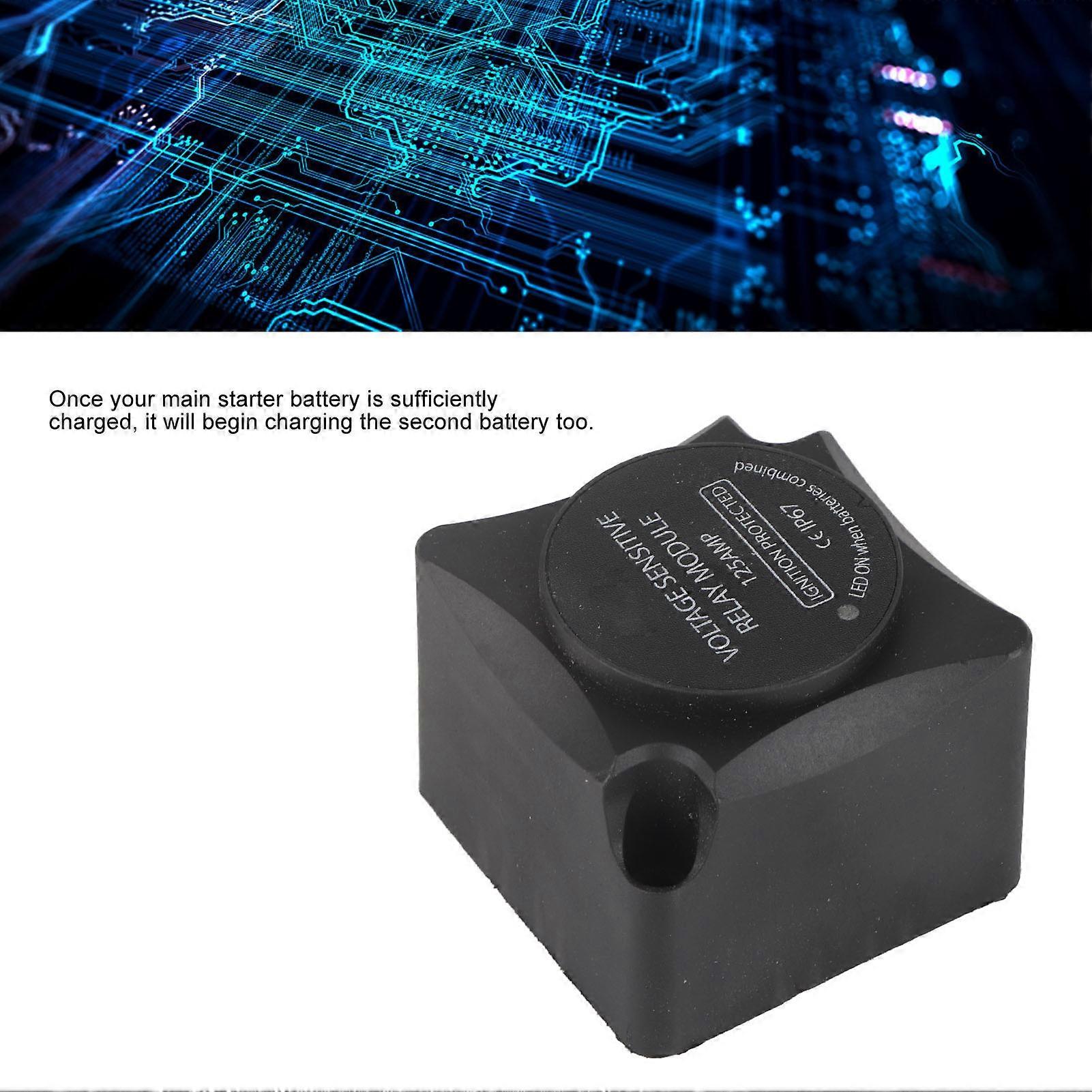 Voltage Sensitive Relay (VSR) / Automatic Charging Relay 125A Dual ...