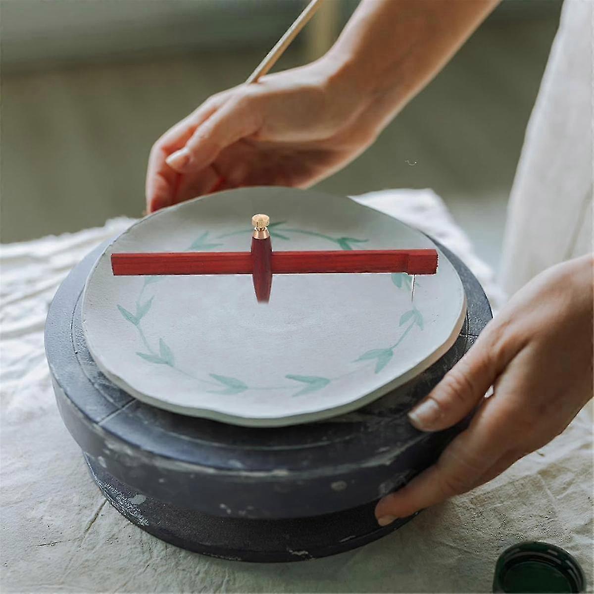 Adjustable Circle Cutter, Wood Clay Pottery Compass Tool, Ceramic ...