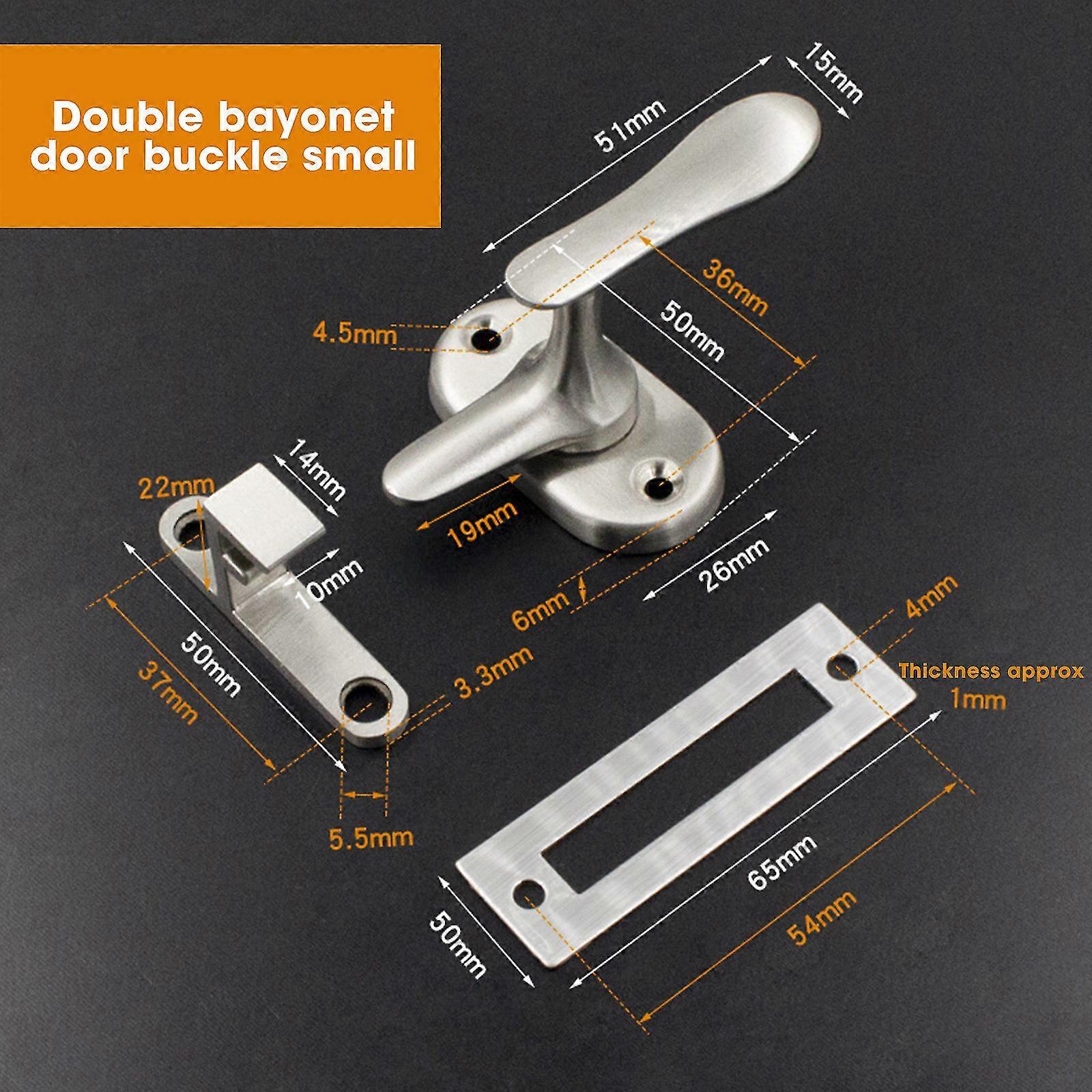 Pin Tinggi Dan Rendah Baja Tahan Karat Kunci Pintu Anti-pencurian Kunci ...