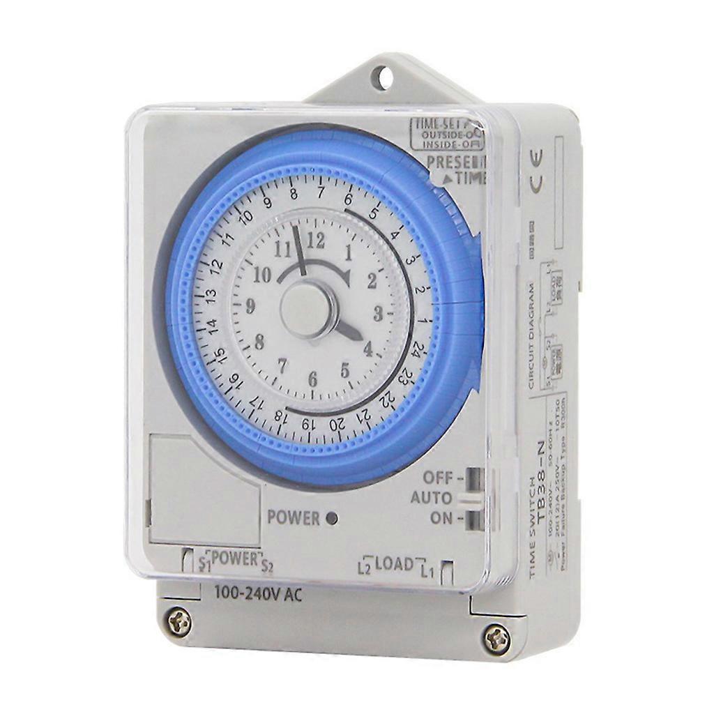 Timer Mechanical with 96 Times On & Off Precise Timer AC 100-240V 50 ...