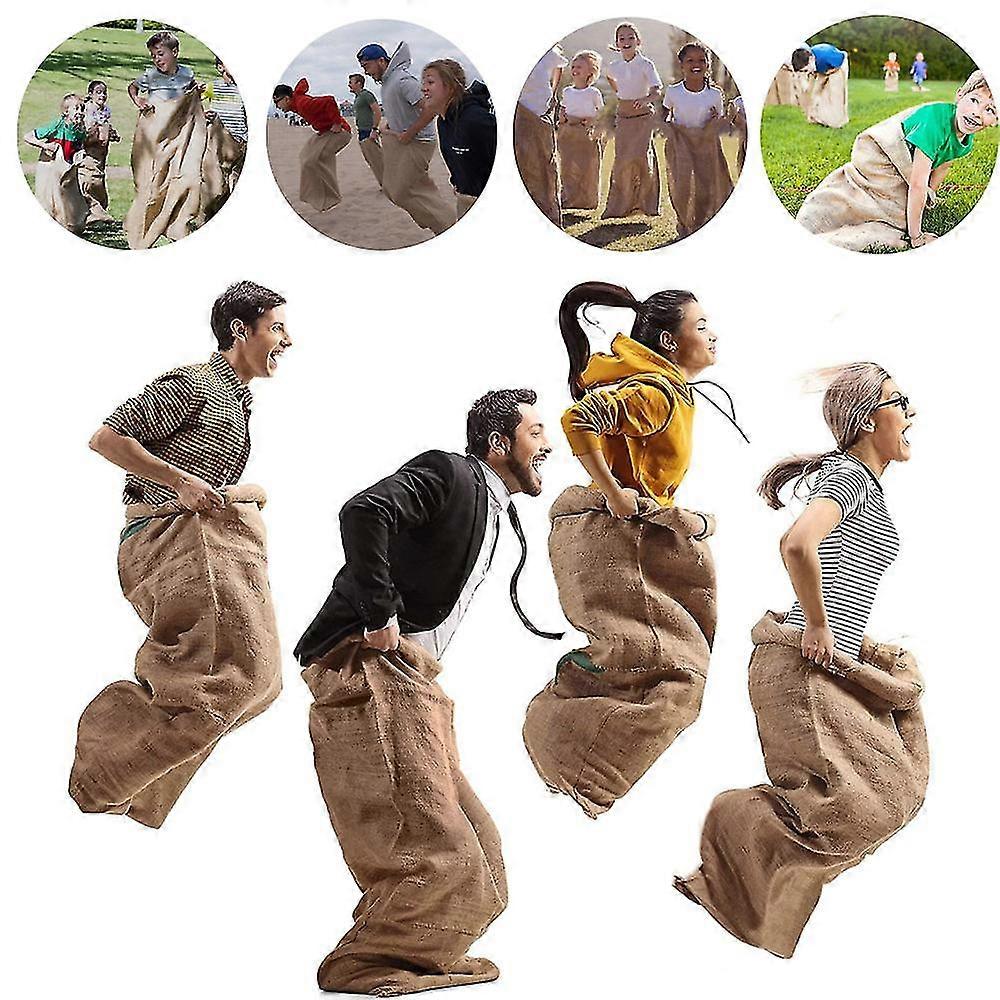 Burlap Bags Large Burlap Potato Bag Competition Bag Kangaroo Jumping ...
