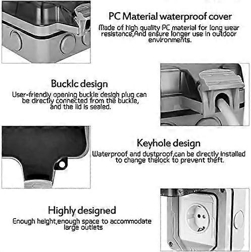 outdoor weatherproof sockets, waterproof switched power socket ip66 ...