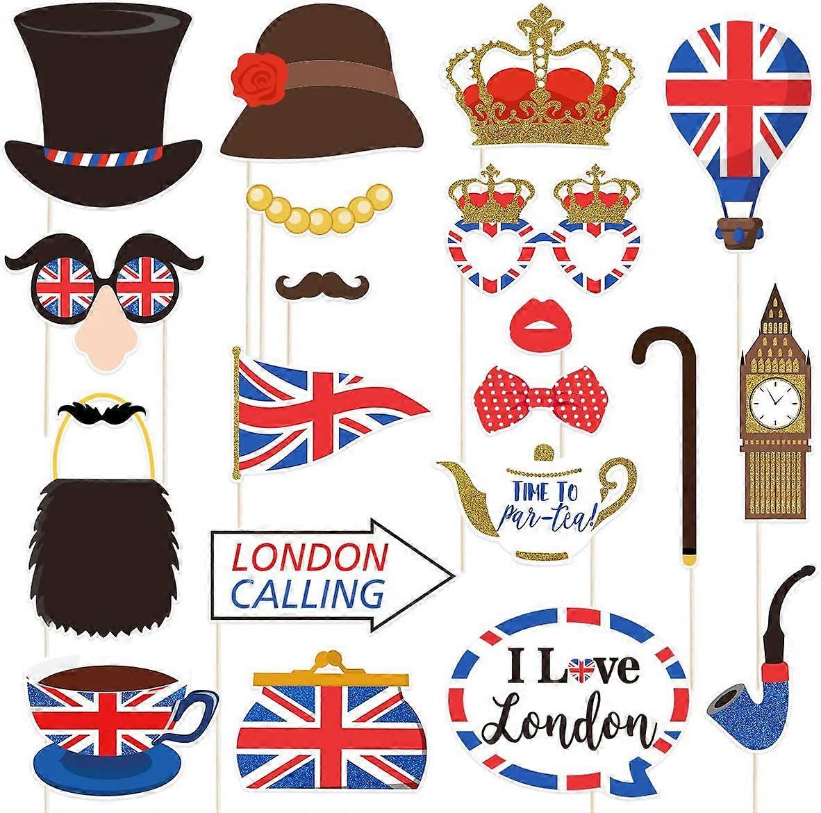 Creative British Rice flag photo props Love London flag triangle flag ...