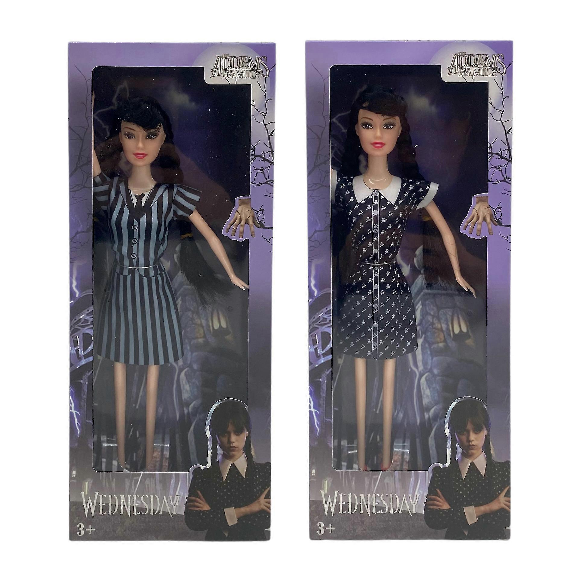 The Addams Family Figure Doll Cute Cloth Puppet Toys Wednesday Addams ...