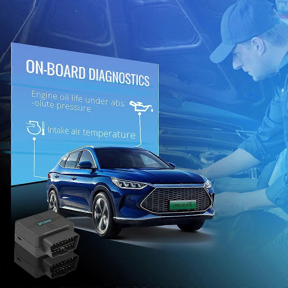 JIMIMAX VL502 obd2 Bluetooth GPS Tracker 4G Canbus Diagnostic OBD Tracking Plug & Play Alarm ...