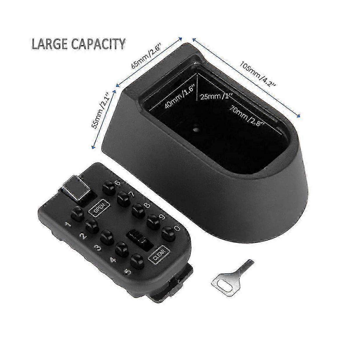 Key Lock Box For Outside Wall Mount, Key Storage Box, 10-digits ...