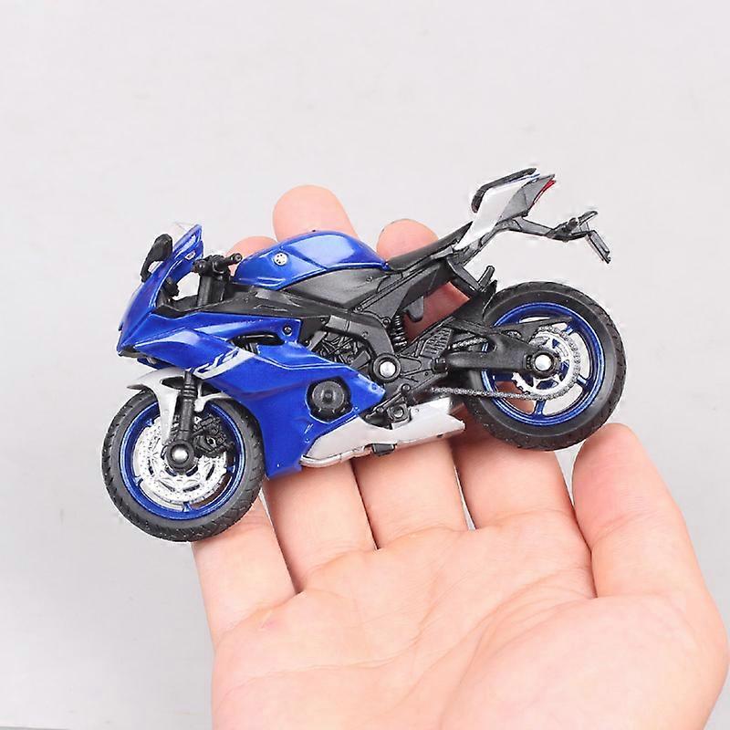 Kids 1/18 Scale Mini 2020 Yamaha YZF R6 Super Racing Bike Diecast Toy ...