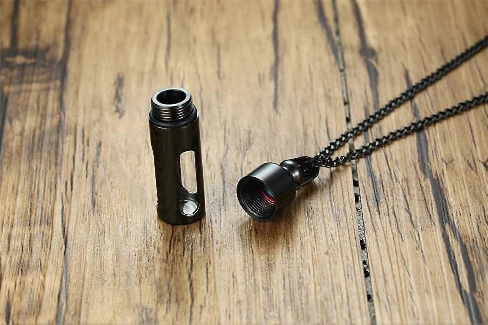 AVEKI Stainless Steel Glass Container Tube Urn Keepsake Cremation Ashes ...