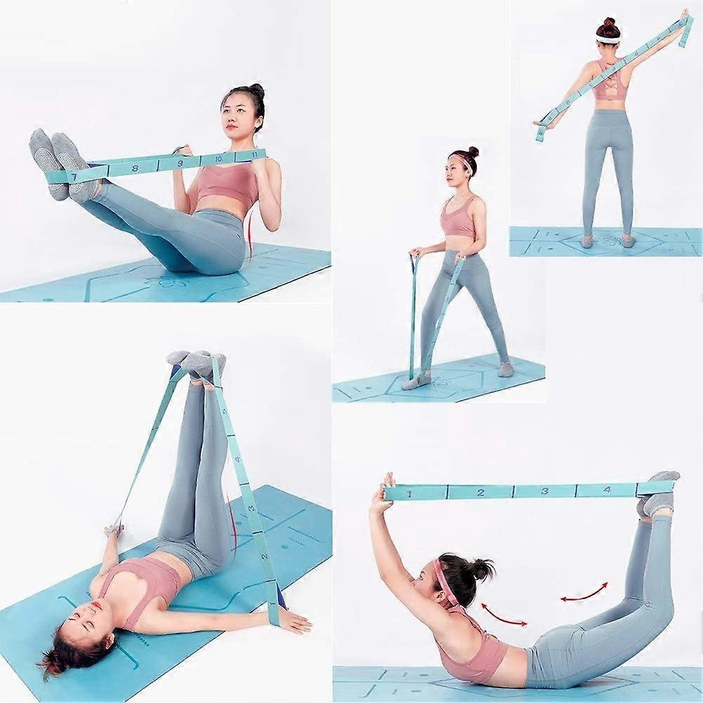 Stretching Straps Hamstring Stretcher Device Elastic Exercise Band Yoga ...