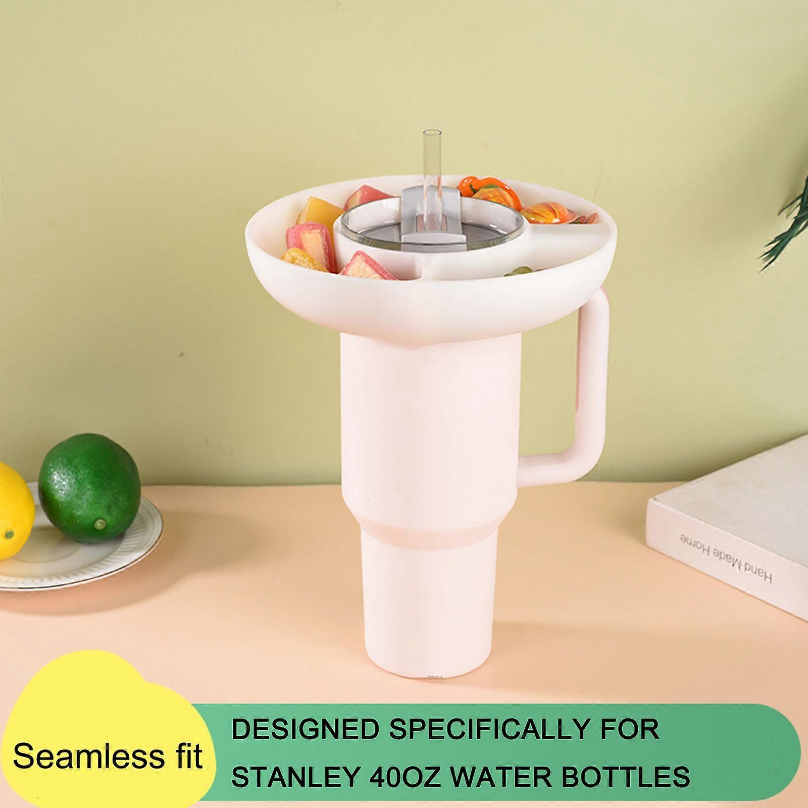 Snack Bowl with Handle Tumbler Snack Tray Snack Ring for Stanley Cup ...