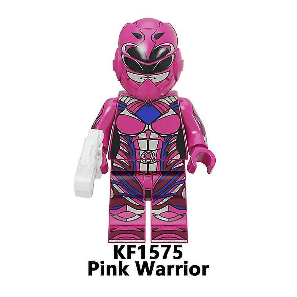 7pcs Power Rangers Building Blocks Minifigures Assembly Toys Set ...