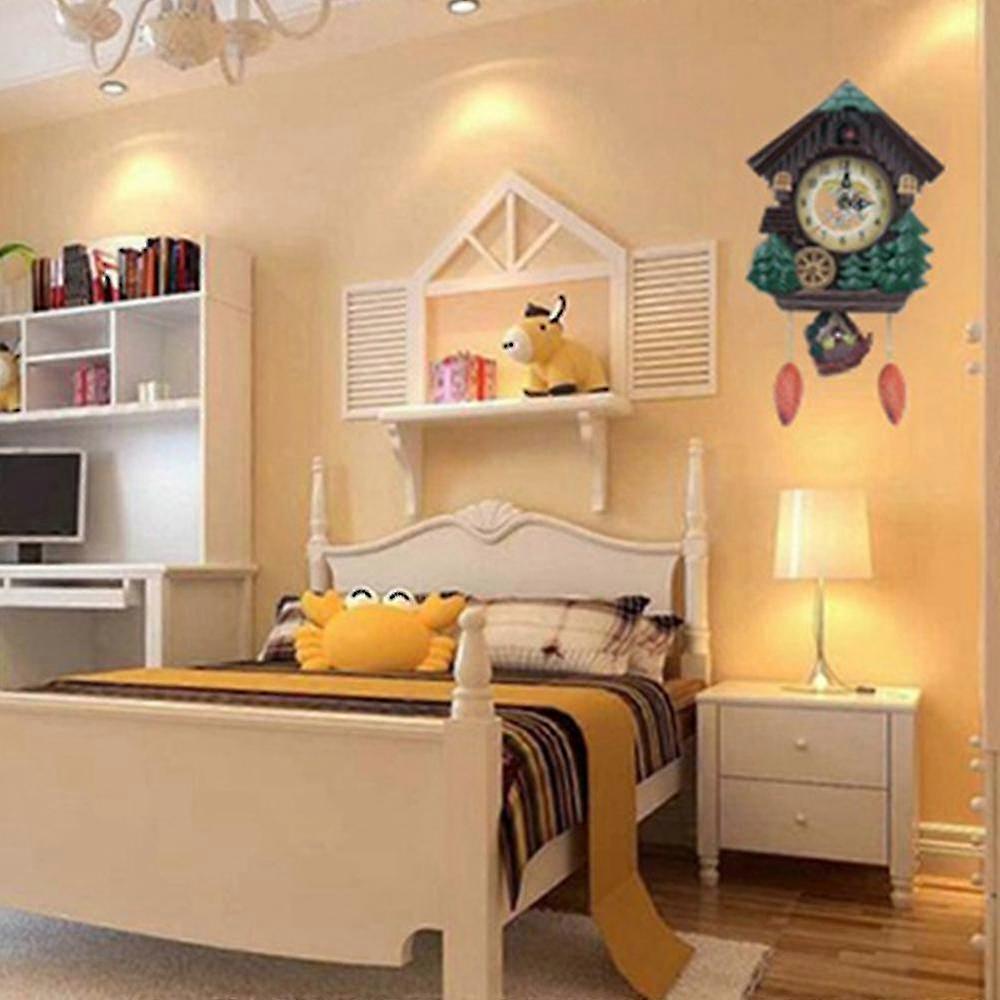 Cuckoo Bird House Cartoon Children's Room Decorative Wall Clock V ...