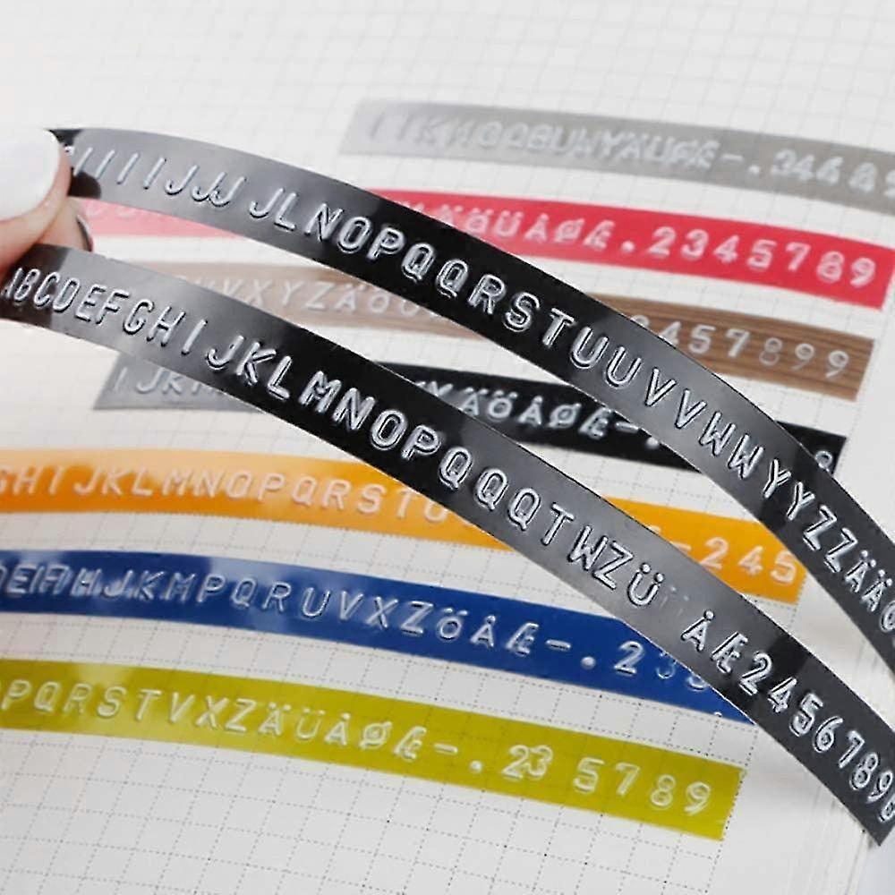 Mini Label Printer, Label Embossing Device With 2 Adhesive Rolls ...