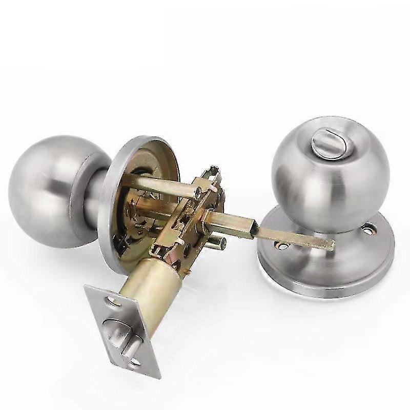 Stainless Steel Door Handle Round Type With Key,stainless Steel Three ...