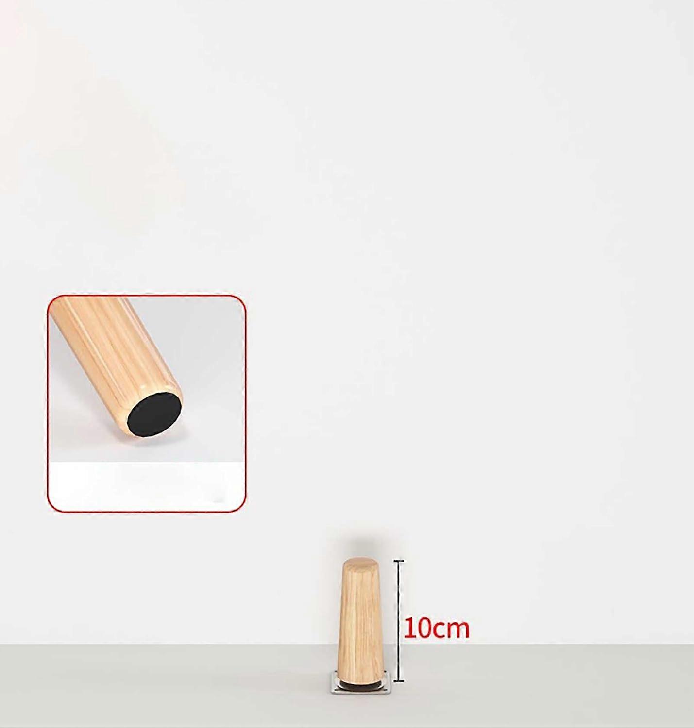 Solid Beech Wooden Furniture Legs Replacement for Sofa Couch Cabinet Table Set of 4 Legs with ...