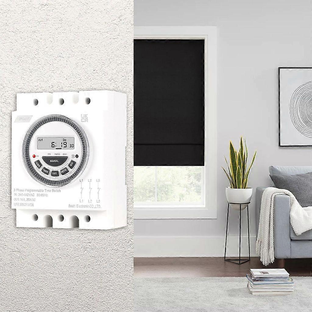 Time Controller with Backlit Screen Programmable Timer Switches Time ...