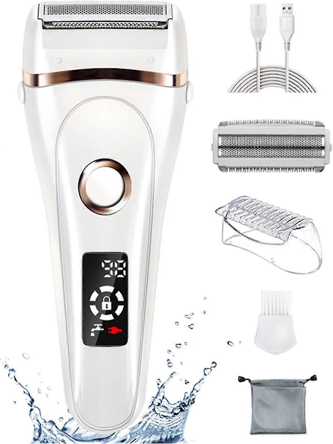 Electric Lady Shaver, 3 In 1 Rechargeable Electric Razor For Women,9227 ...