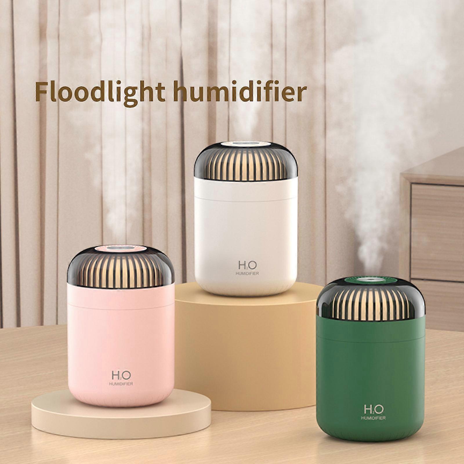 500ml White Glowing Humidifier for Bedrooms, Offices, Desktops | Fruugo AU