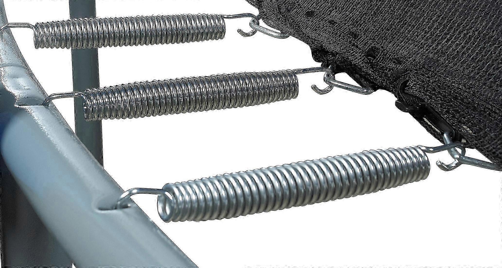 Set of 15 Trampoline Replacement Springs, Heavy-Duty Galvanised ...