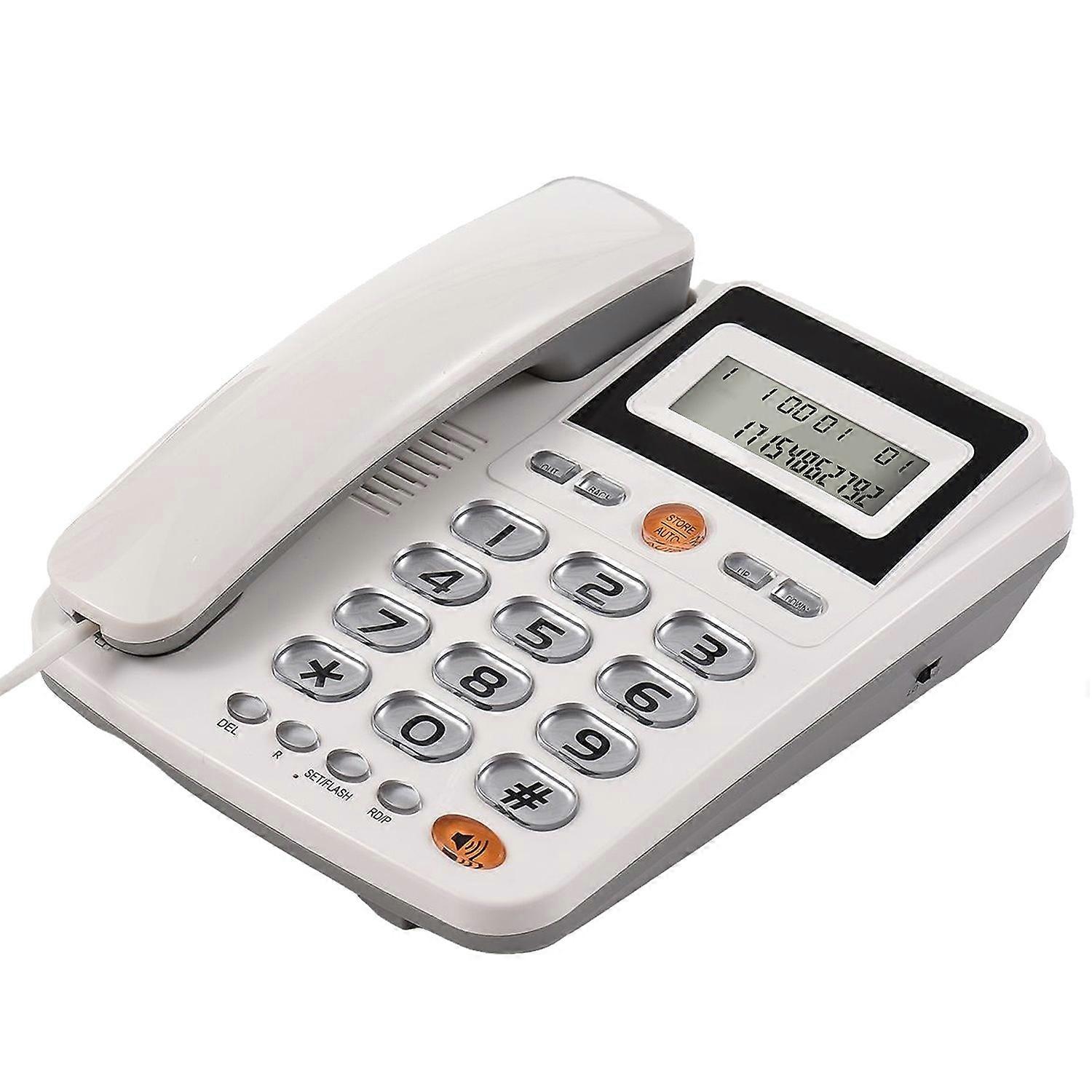 Desktop Corded Landline Phone Big Button Corded Telephone for Elderly ...