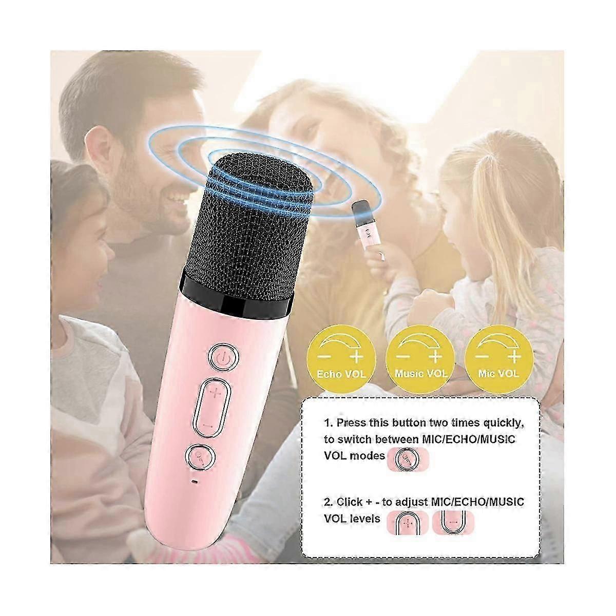 2026 new Mini with 2 Wireless Microphones Adults, 18 Pre-Loaded ...