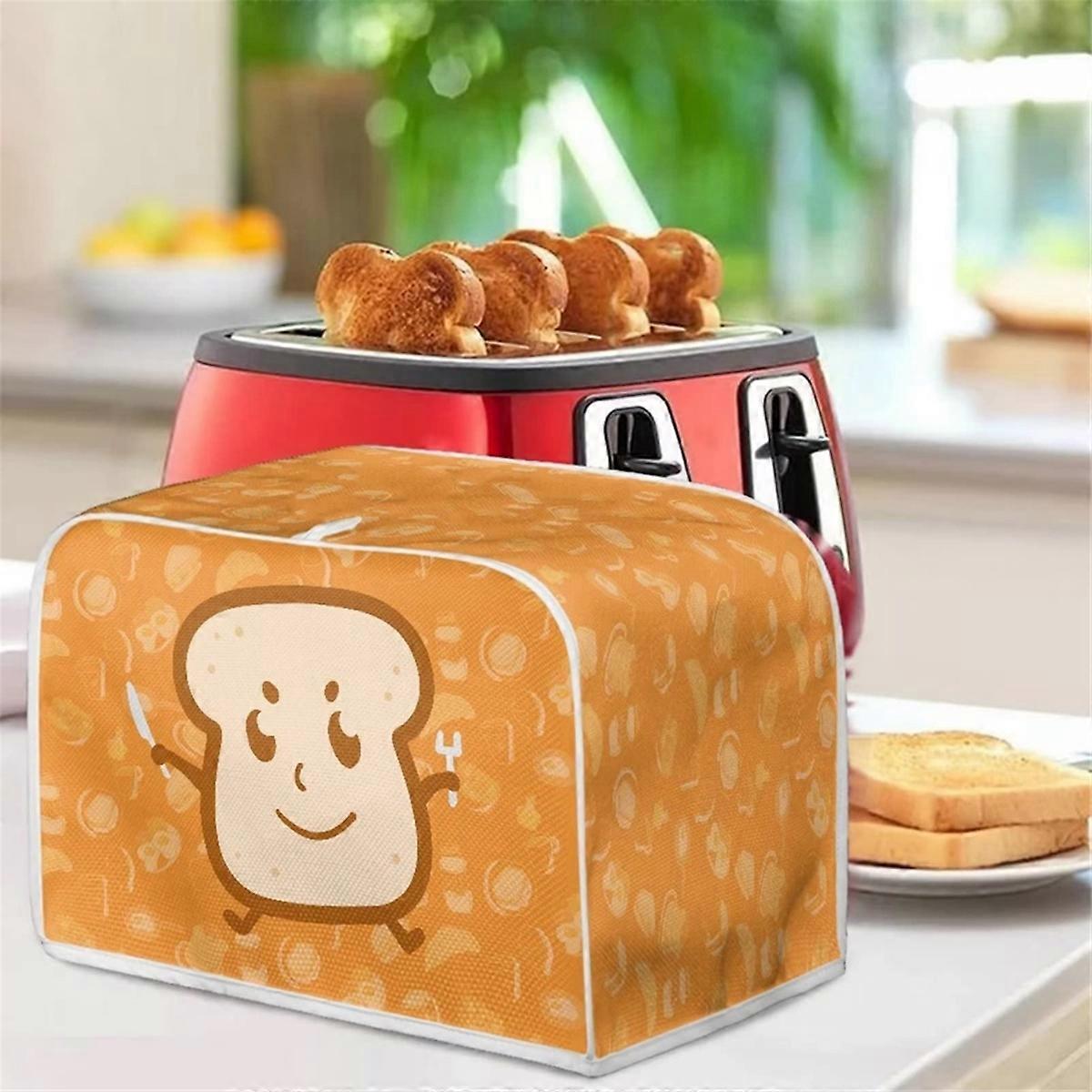 Toaster Protective Cover Cartoon Printing Bread Machine Dust Cover ...