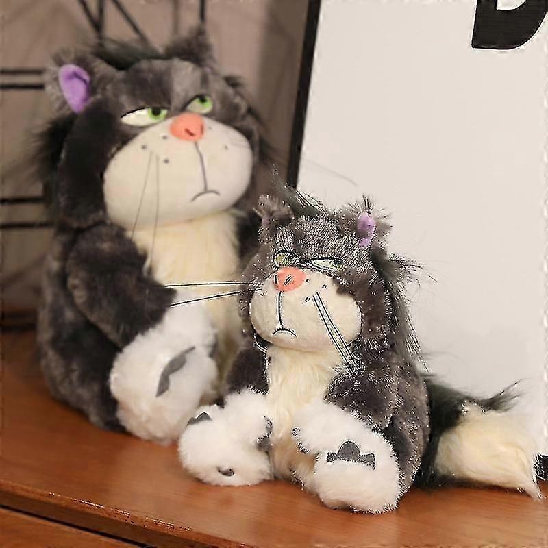 Doll 25/35cm Kawaii Lucifer Cat Plush Toy Kids Movie Cinderella Stuffed ...