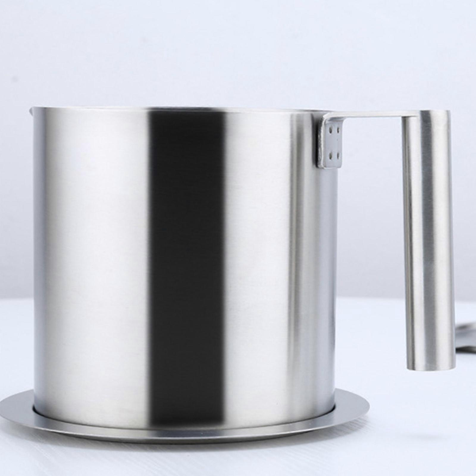 Oil Strainer Pots Oil Storage Can Metal Grease Container Grease ...