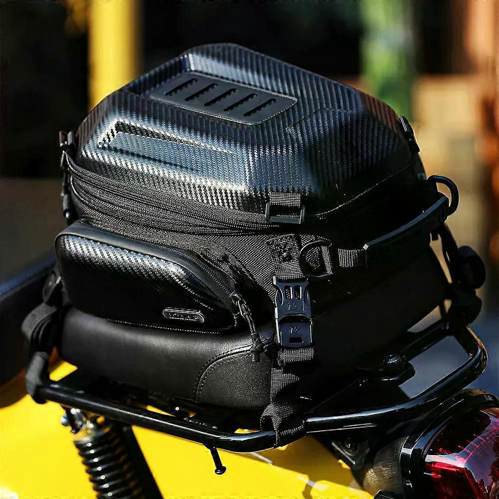 Motorcycle Back Seat Bag Waterproof Motorbike Tail Bag 12L-18L ...