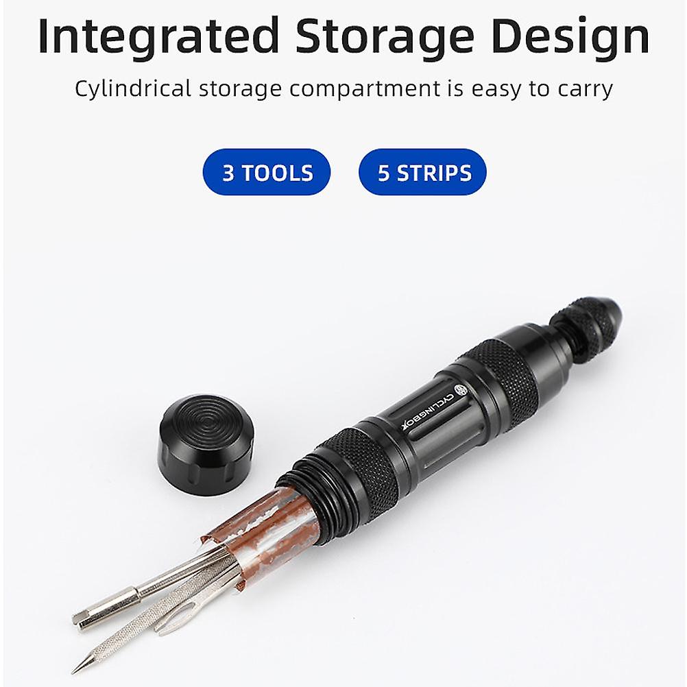 Cykel tubeless däck reparation kit Däck borr gummiremsor Däck ...