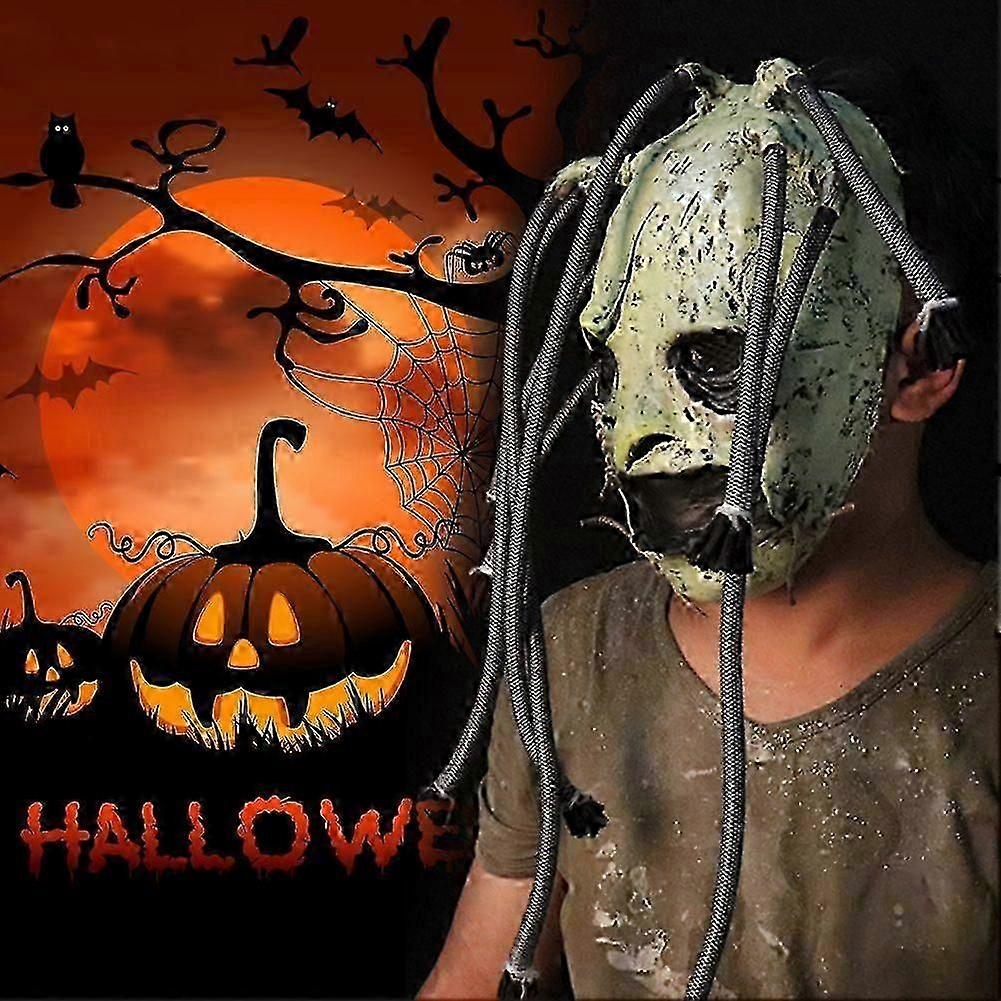 Slipknot Mask Horror Latex Grimace Tree Mask Realistic Cosplay Props ...