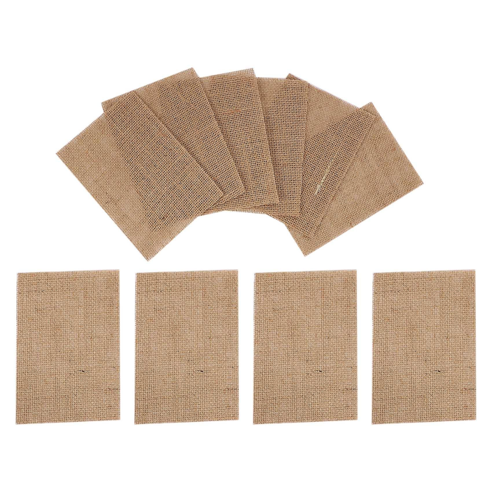 10 Pcs Natural Hessian Burlap Place Mat Table Placemats Coaster Dining ...