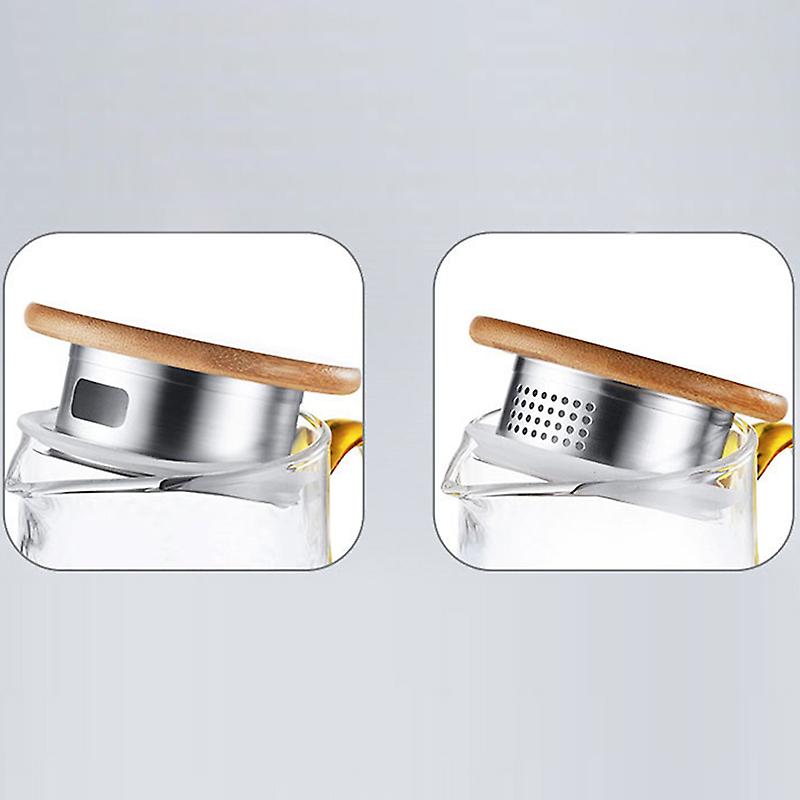 1.5l Diamond Texture Glass Teapot Set Hot Cold Water Water Jug ...